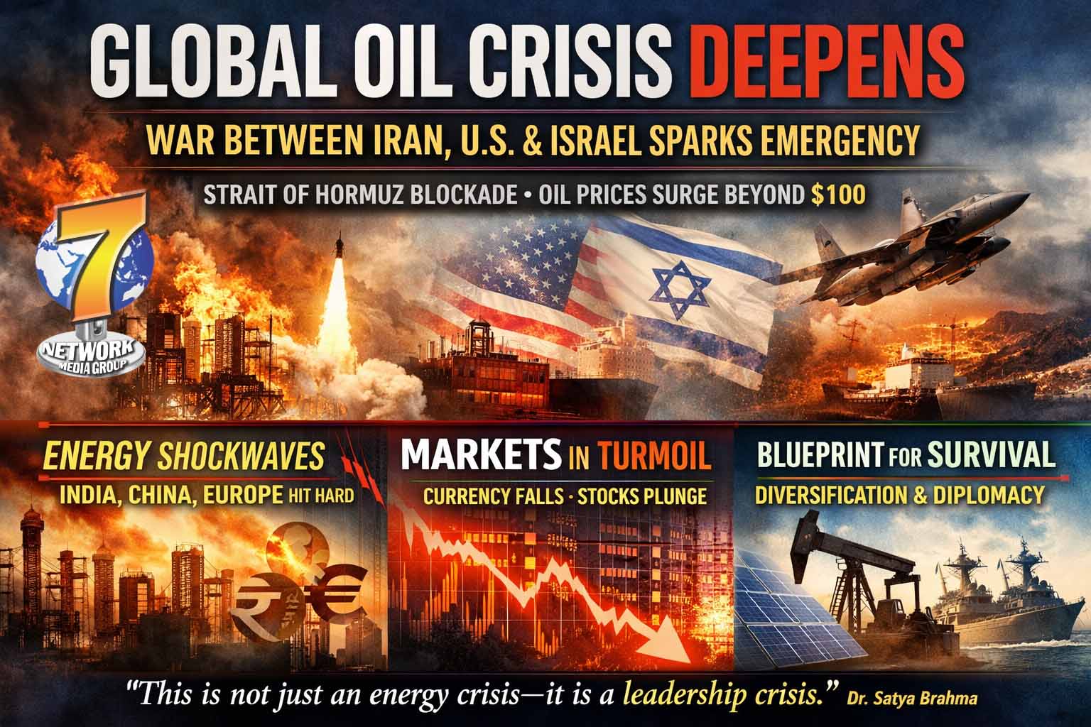 Global Oil Crisis Deepens: War Between Iran, U.S. & Israel Sparks ...